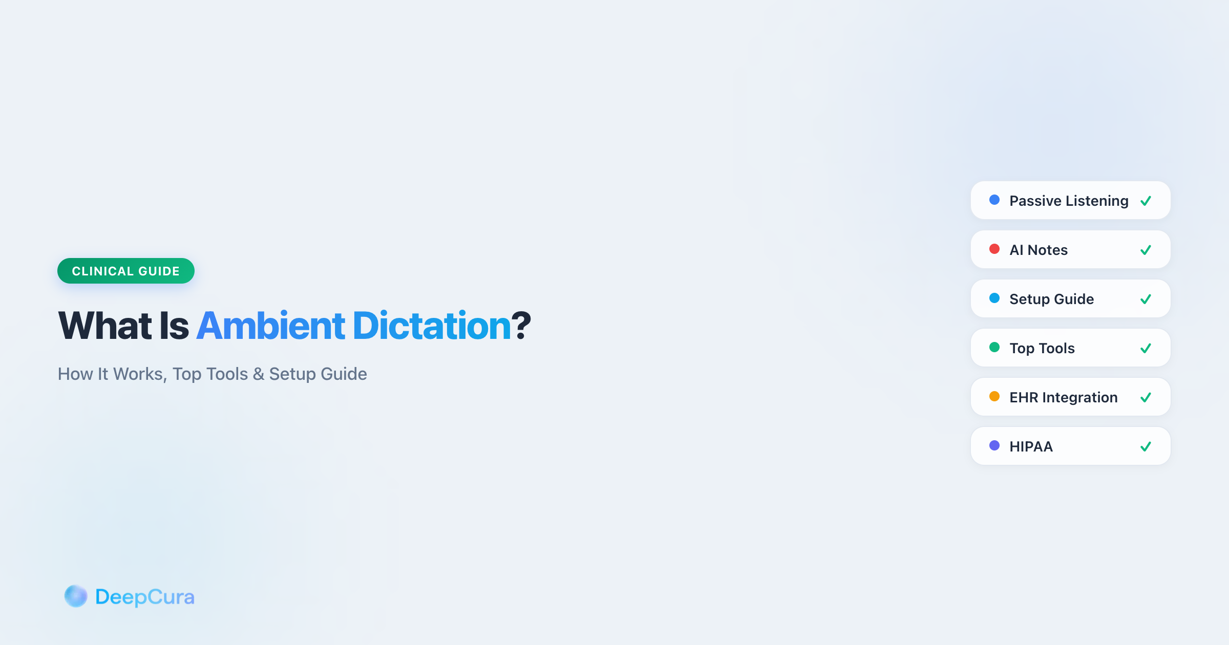 What Is Ambient Dictation? How It Works, Top Tools & Setup Guide (2026 ...